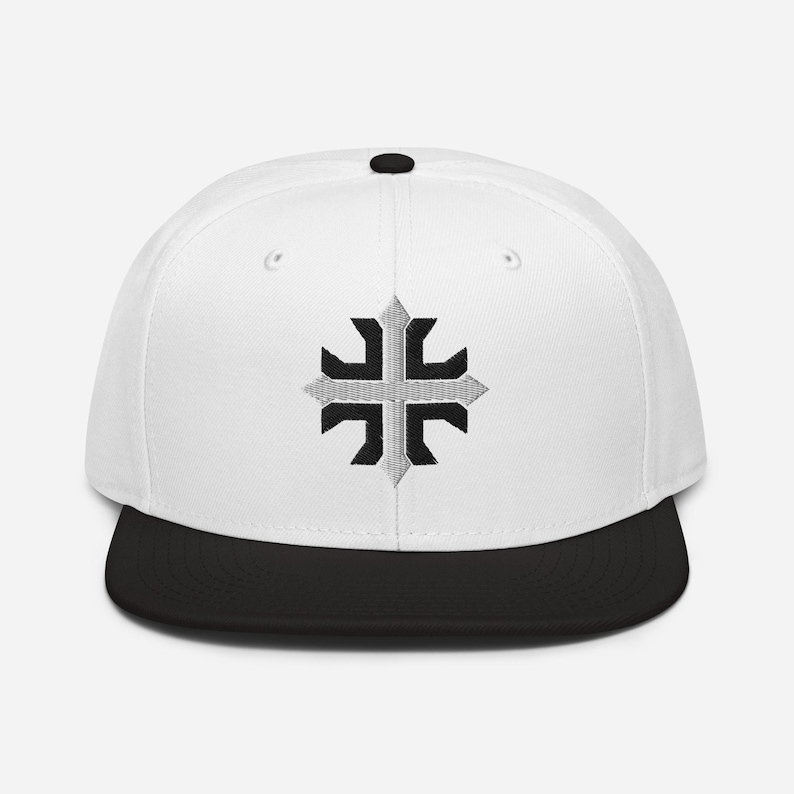 Coptic Cross Snapback Hat 3D Puff Embroidered Christian Faith Cap ...