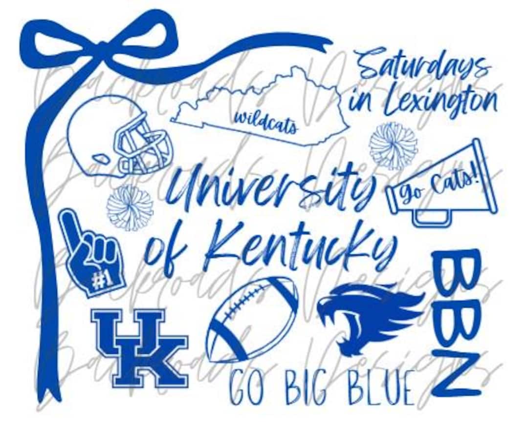 KY Wildcats Collage PNG - Etsy