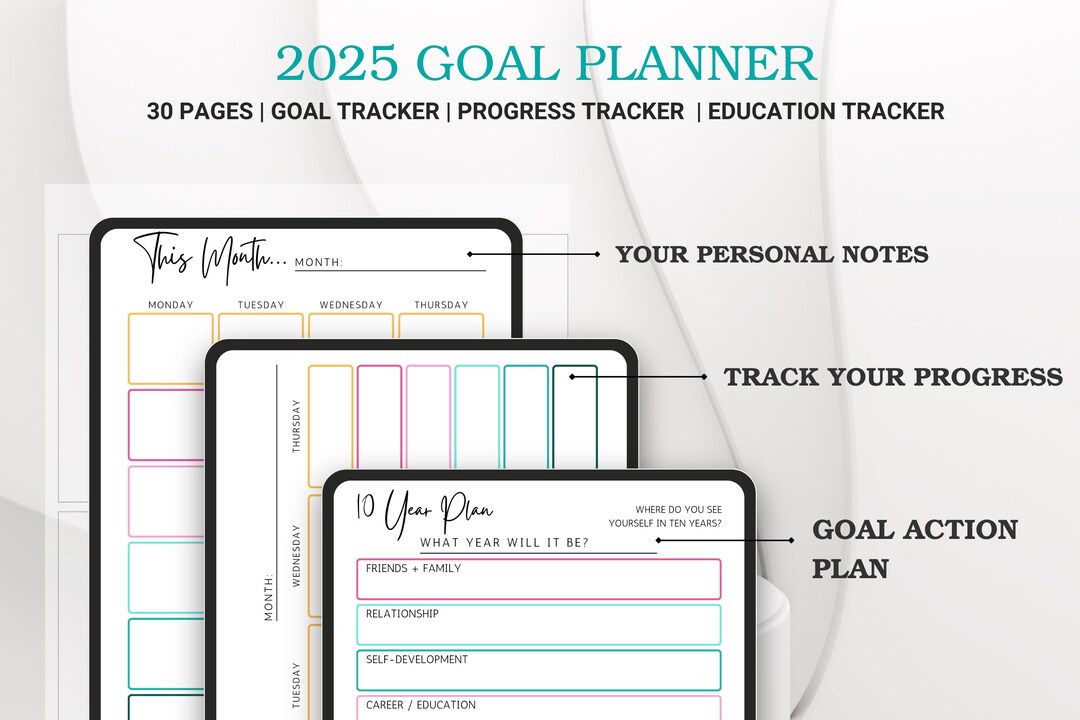 Ultimate Goal Planner 2025 , Long Term Goal ,smart Goal Setting ...