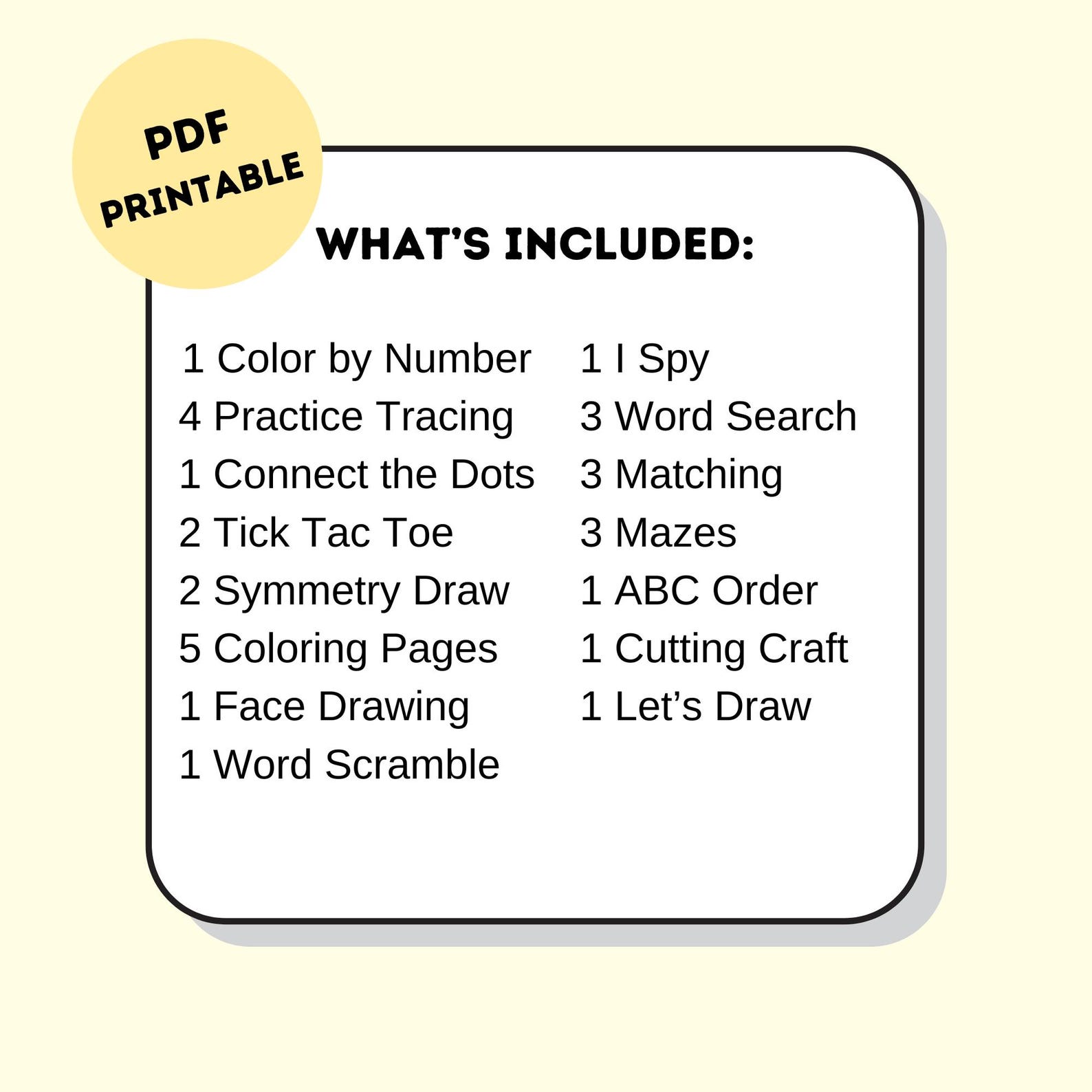 30 Spring Kids Activities, Camp Activity, Printable Activity Bundle ...