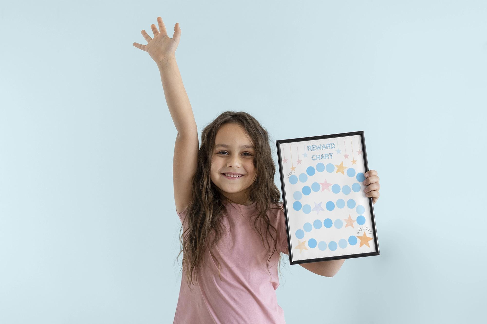 Kids Printable Reward Chart - Chore & Behavior Tracker - Fun Incentive ...