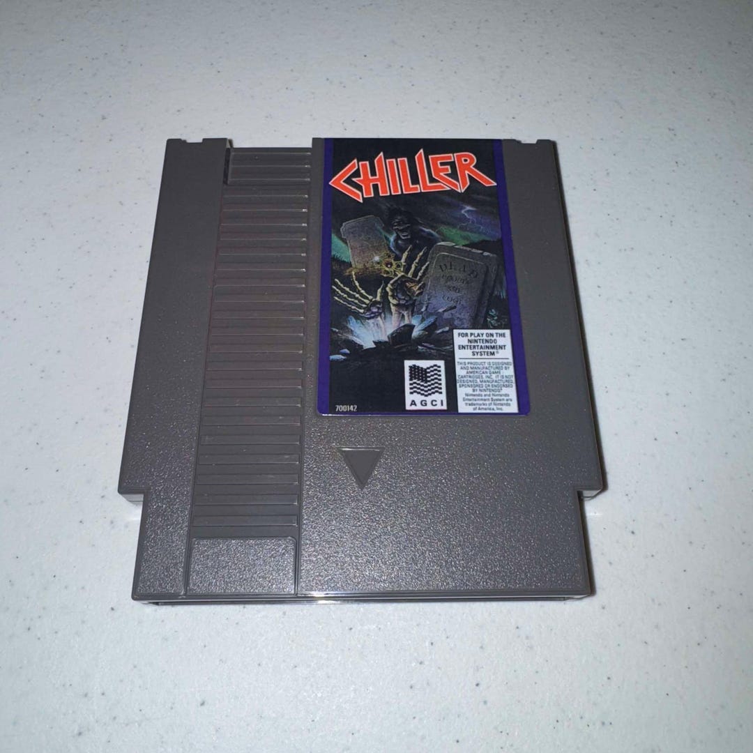 Chiller NES - NES Repro Video Game - Exidy Light Gun Arcade Dungeon ...