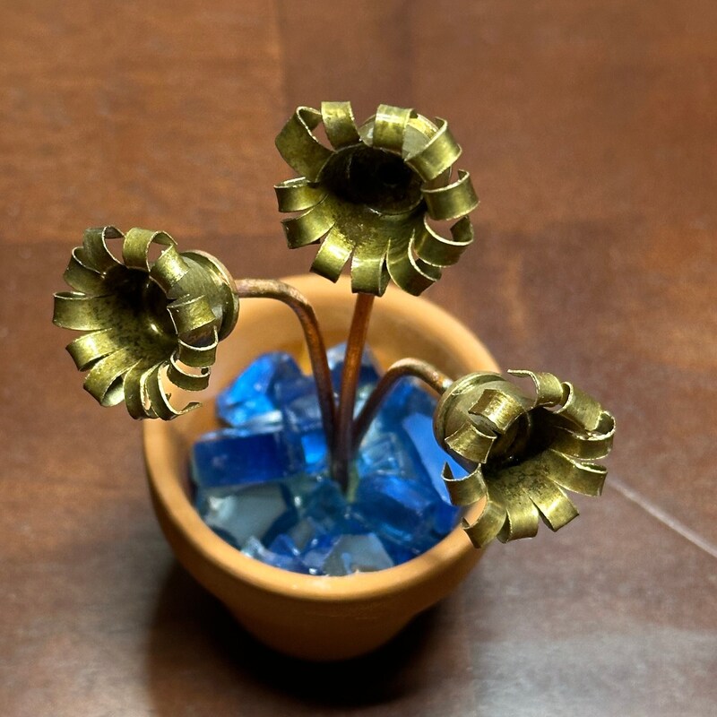 Brass Flower - Etsy