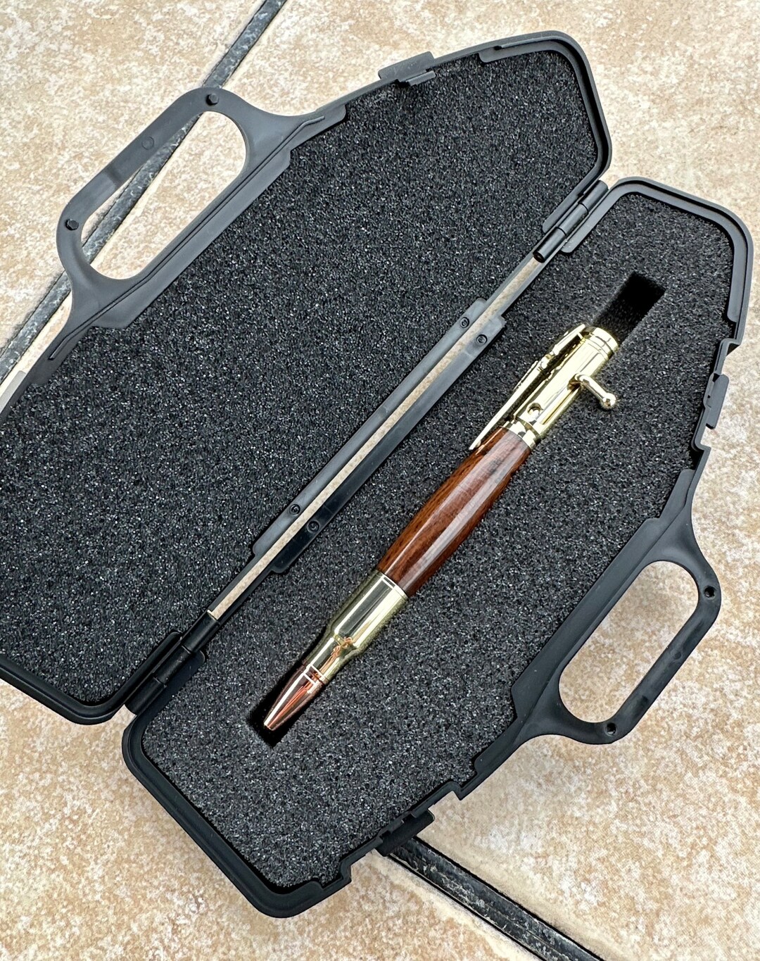 Hand Turned Wood Pen With Case, Multiple Woods - Etsy