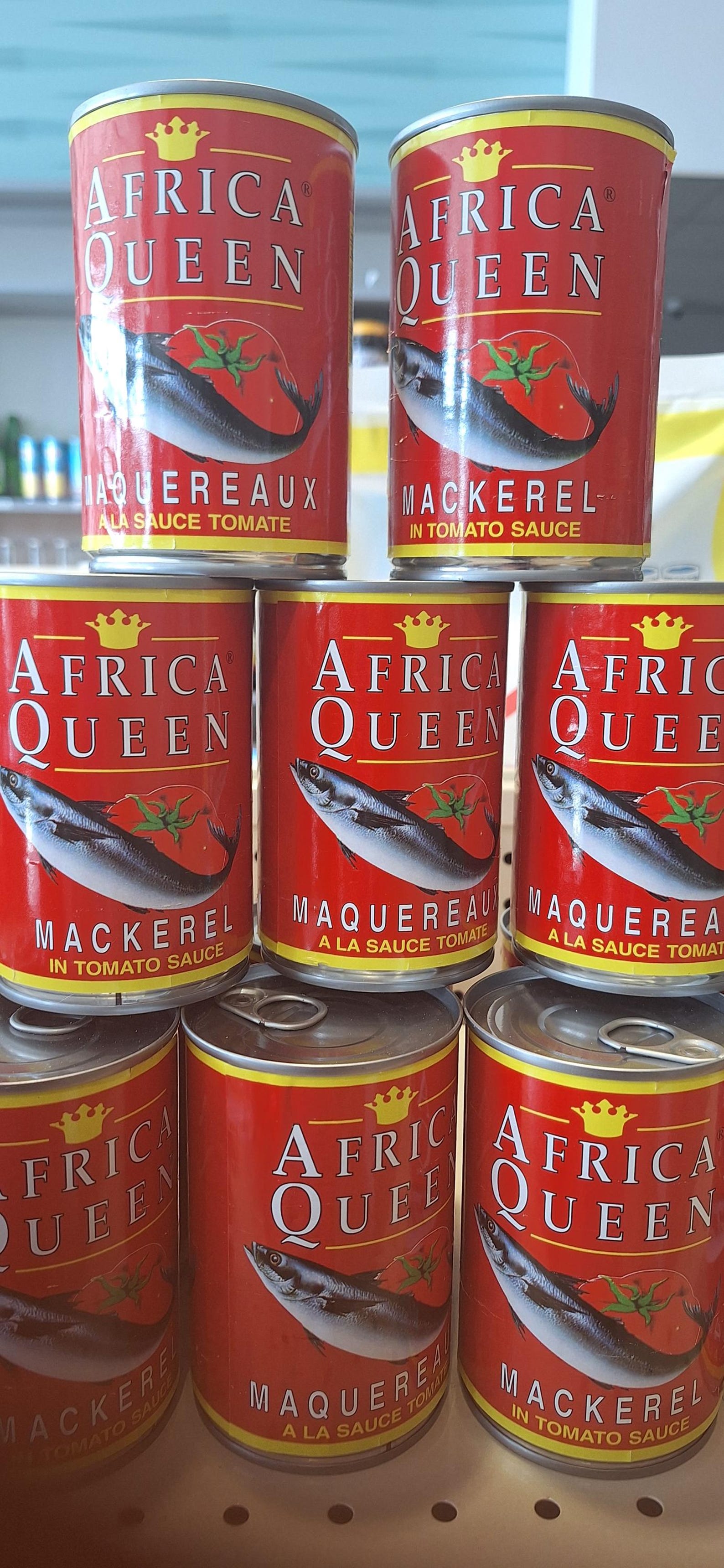 African Queen Mackerel in Tomato Sauce, Self Opening Cans - Etsy