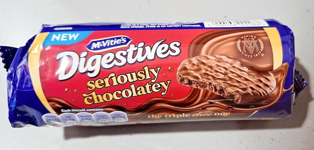 Macvities Digestive Seriously Chocolatey, Digestive Chocolate. - Etsy