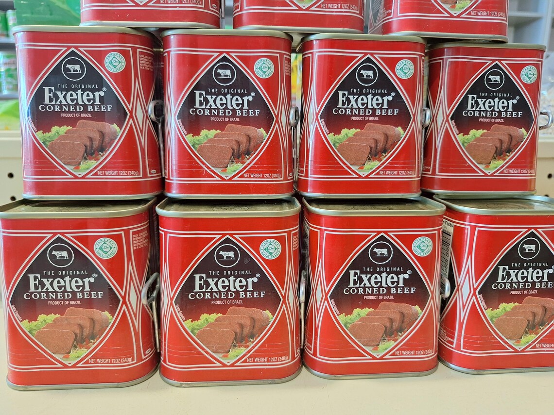 Original Exeter Corned Beef, Canned Beef, Exeter Product of Brazil. - Etsy