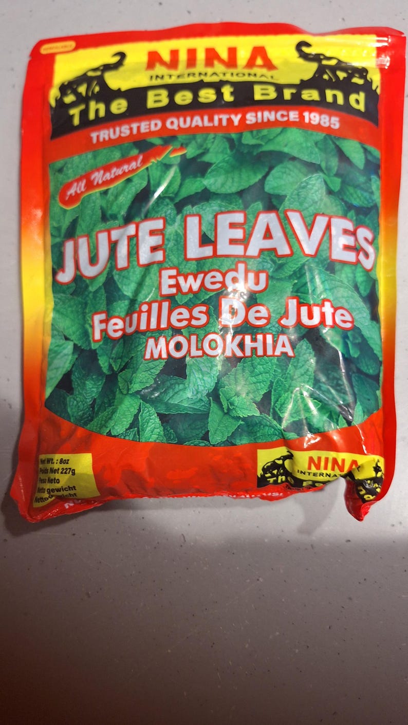 6 Pack Nina Jute Leaves Ewedu Molokhia, 8 Oz - Etsy