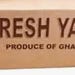 Ghana Yam/ Yam Full Box / Yam Half Box / Yam Quarter Box/ Fresh Ghana ...