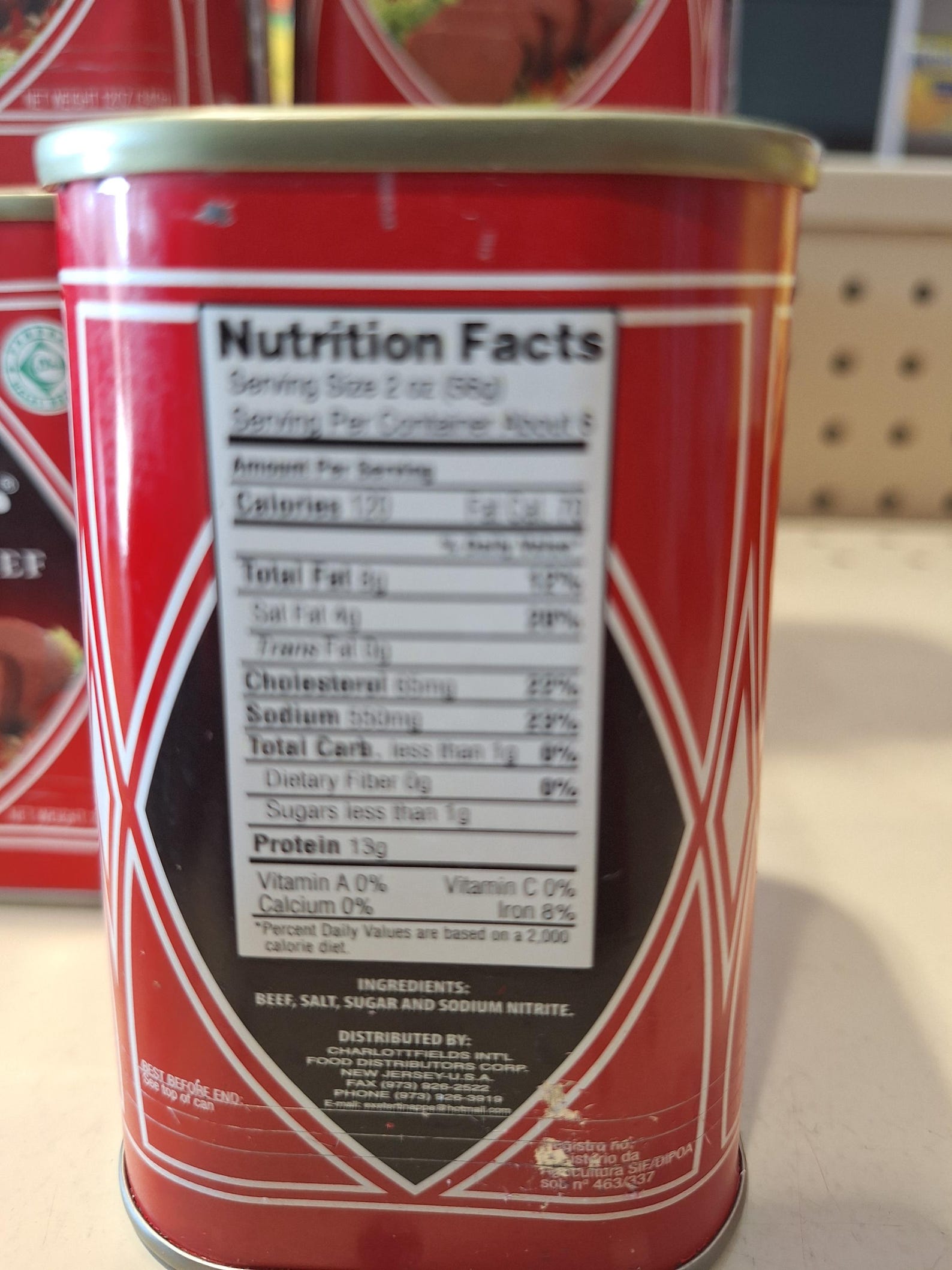 Original Exeter Corned Beef, Canned Beef, Exeter Product of Brazil. - Etsy