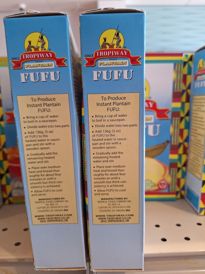 Tropiway Plantain Fufu Flour, Gluten-free, 24oz - Etsy