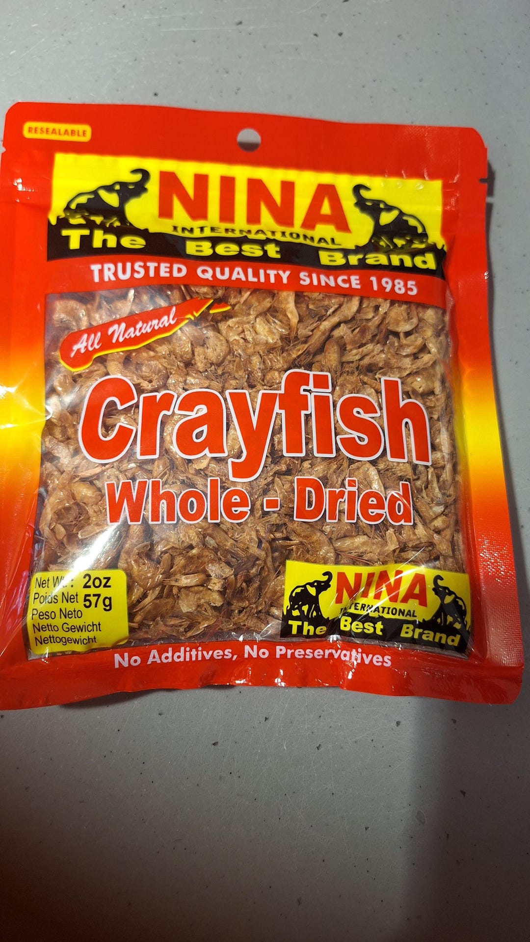 Nina Crayfish 2g, Whole Crayfish, Dried Crayfish, - Etsy