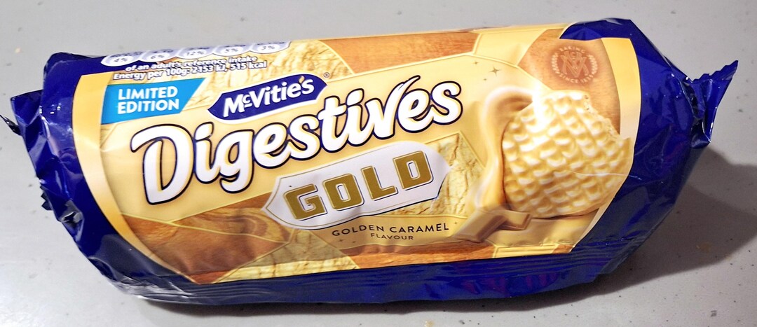 Macvities Digestive Gold 232g, Digestive Caramel Gold, Digestive ...