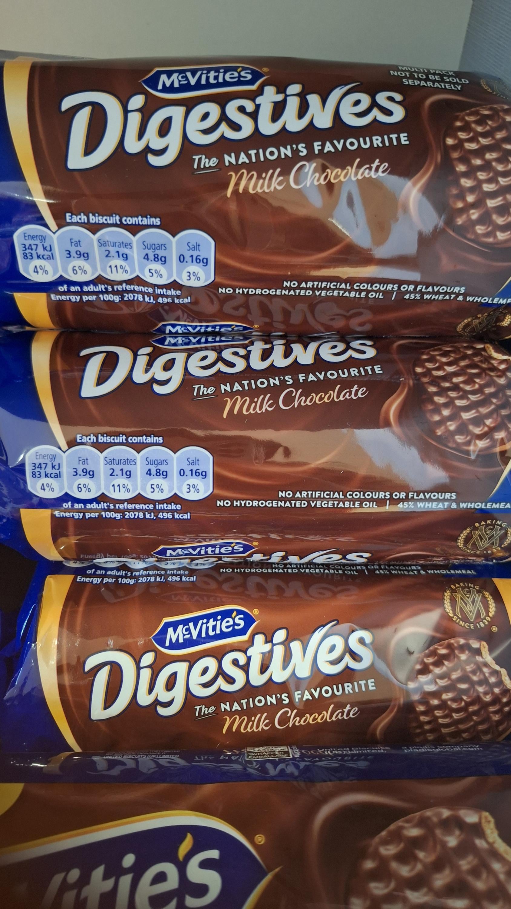 Macvities Digestive Milk Chocolate 266g, Digestive Chocolate - Etsy