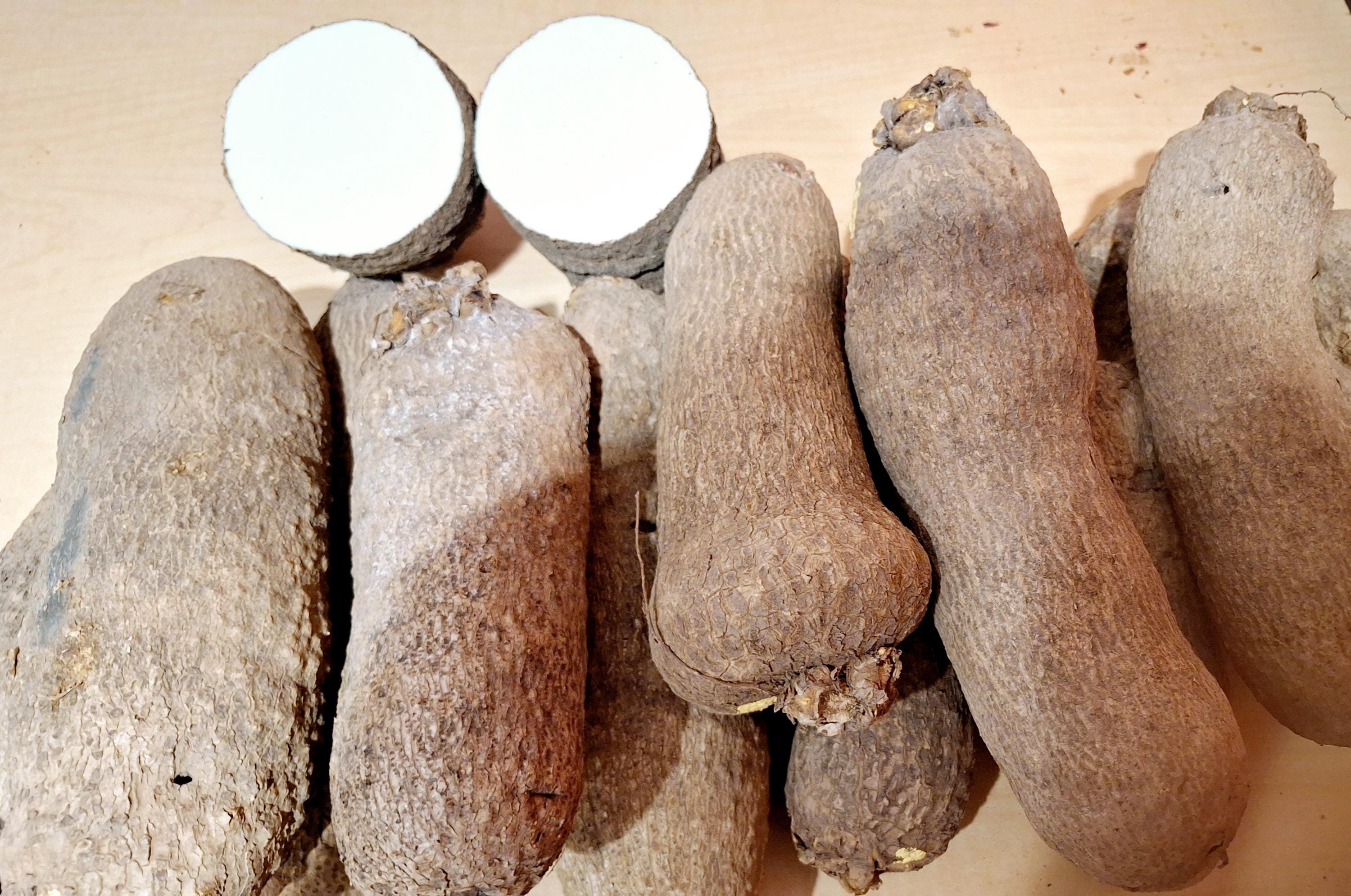 Ghana Yam/ Yam Full Box / Yam Half Box / Yam Quarter Box/ Fresh Ghana ...