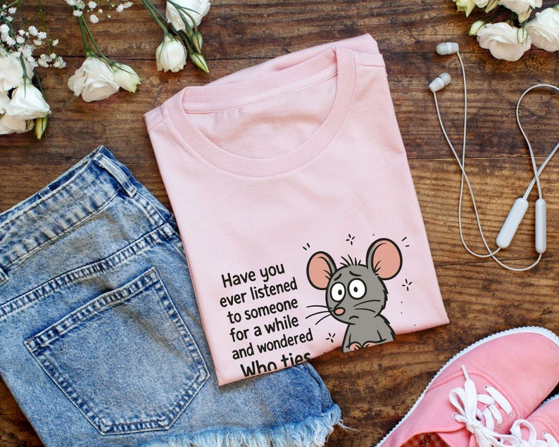 Funny Mouse Sarcastic Quote SVG Png,who Ties Your Shoelaces Shirt ...