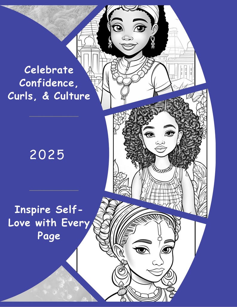 Black Girl Magic Coloring Pages: Empowering Art for Tweens & Teens (PDF ...