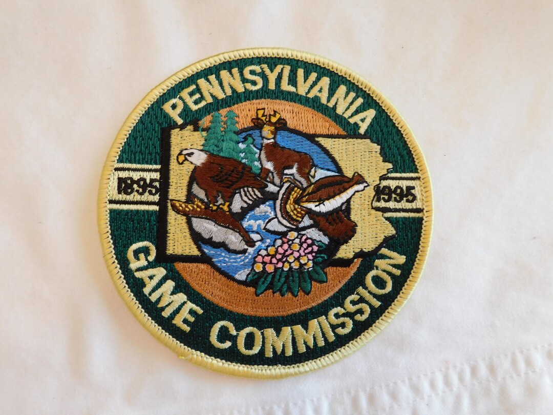 PA Game Commission Anniversary Patch 1995 New - Etsy