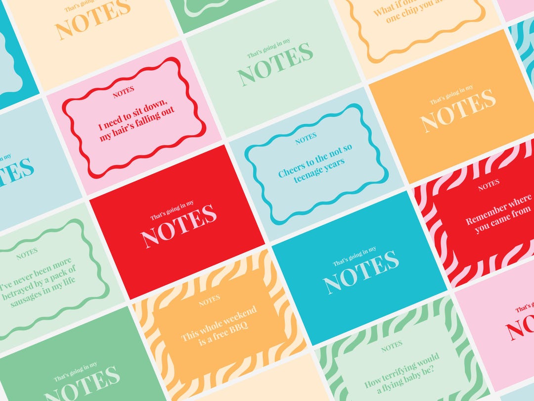 Personalised Quote Card Deck | Printable Canva Template (digital ...