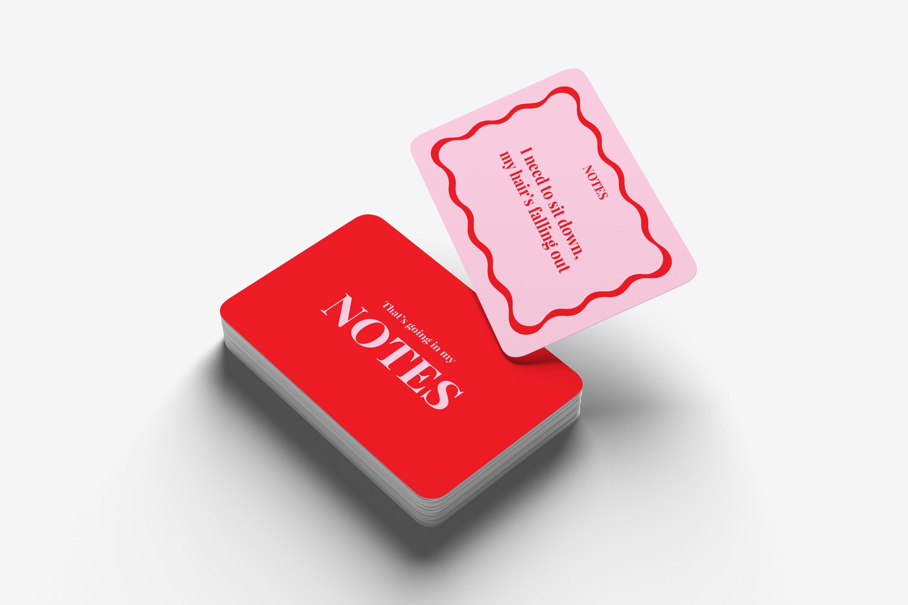 Personalised Quote Card Deck | Printable Canva Template (digital ...