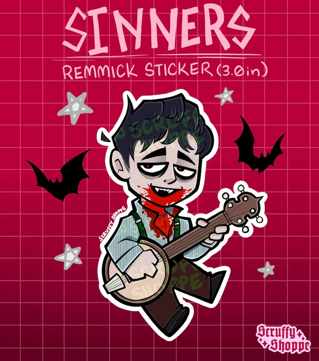 Sinners 2025 Remmick 3.0in Sticker - Etsy