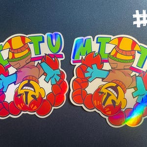 ENA Dream BBQ Character Stickers - Etsy