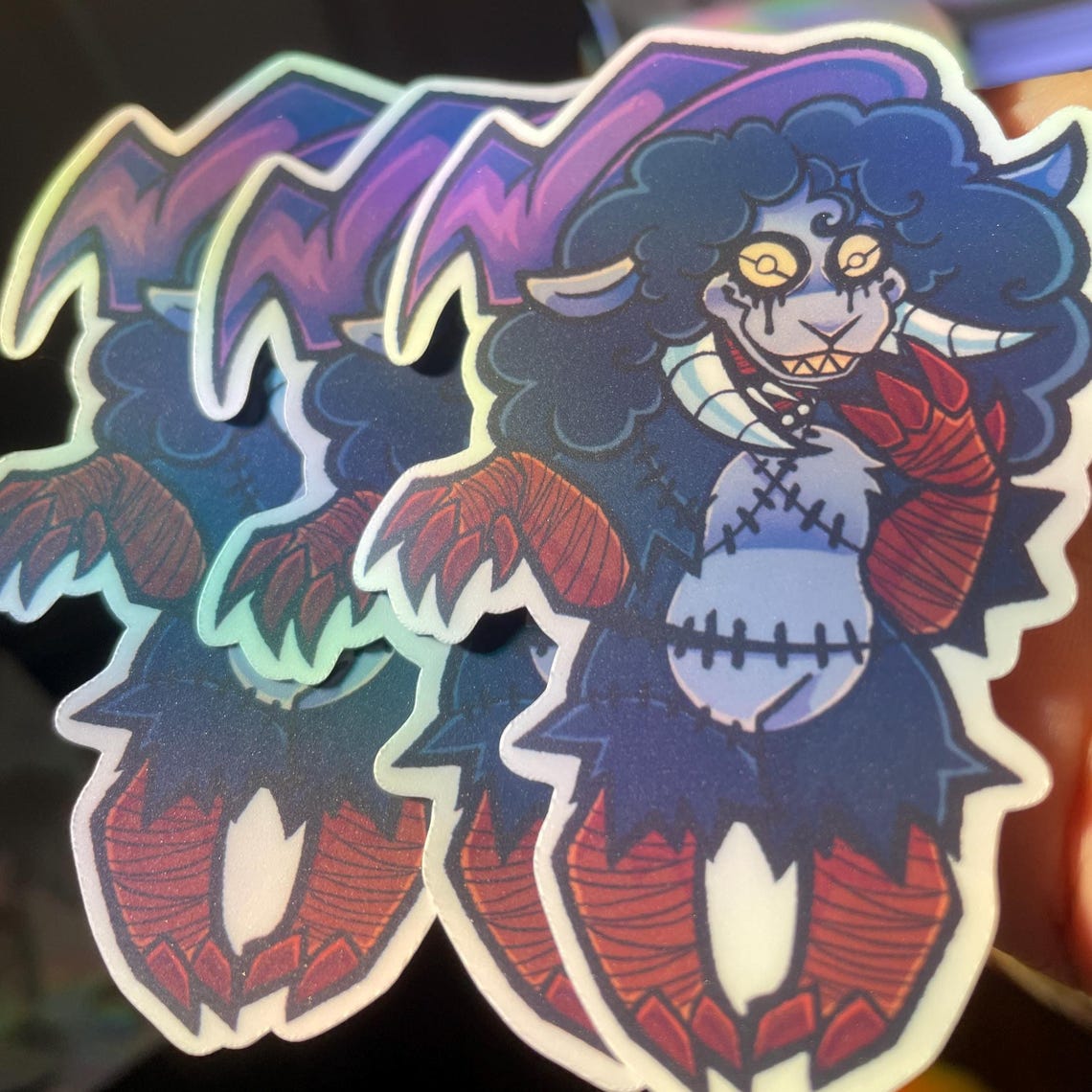 Pumpkin Rabbit and Witch Sheep Sticker Set | Walten Files Stickers - Etsy