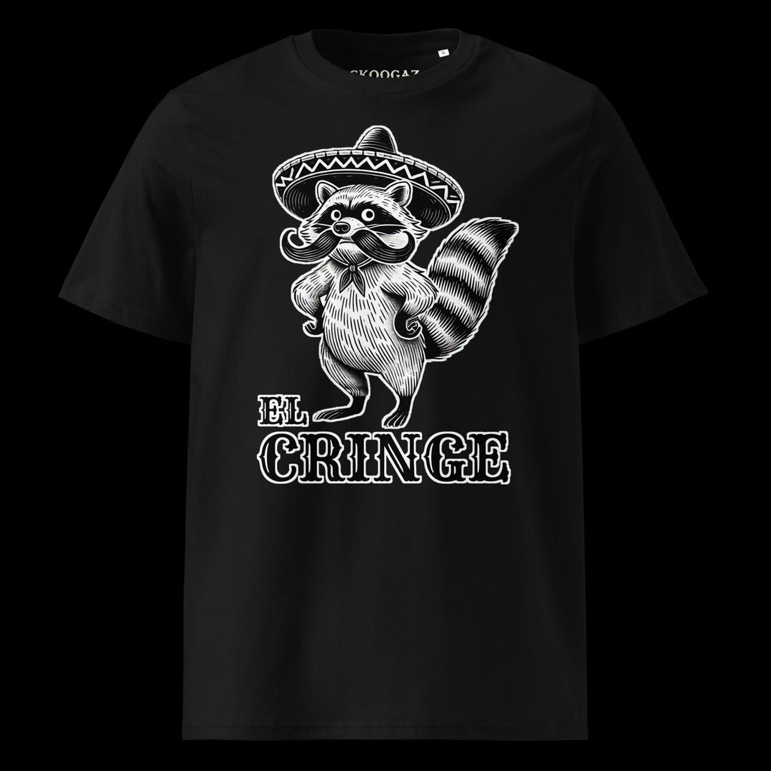 The Cringe Raccoon Shirt | Funny Unisex Mexican Meme T-shirt | Vintage ...