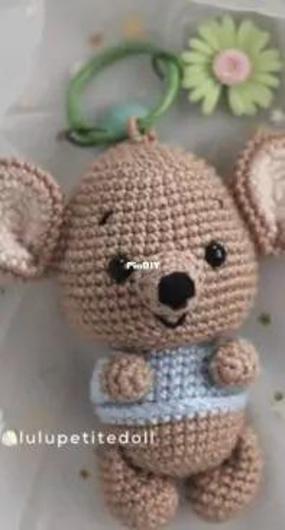 Roo Keychain Crochet Pattern PDF in English, Amigurumi Crochet Toy ...