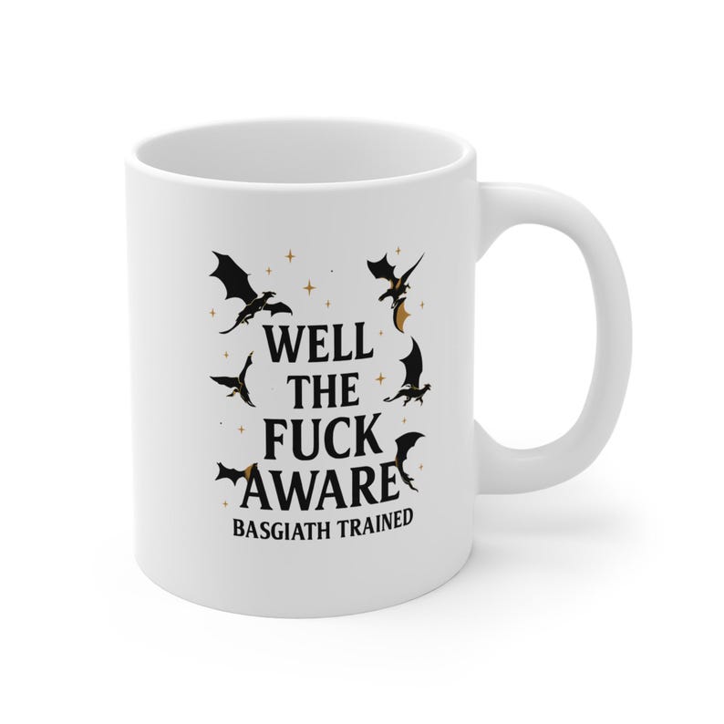 Fourth Wing Inspired Mug: Basgiath Dragon Rider Gift - Etsy