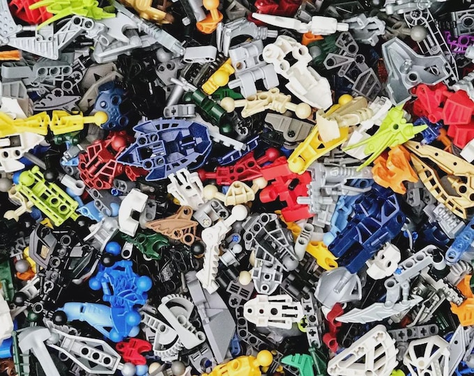 100 LEGO Bionicle MOC Parts Pieces Armor Shields Weapons - Bionicle ...