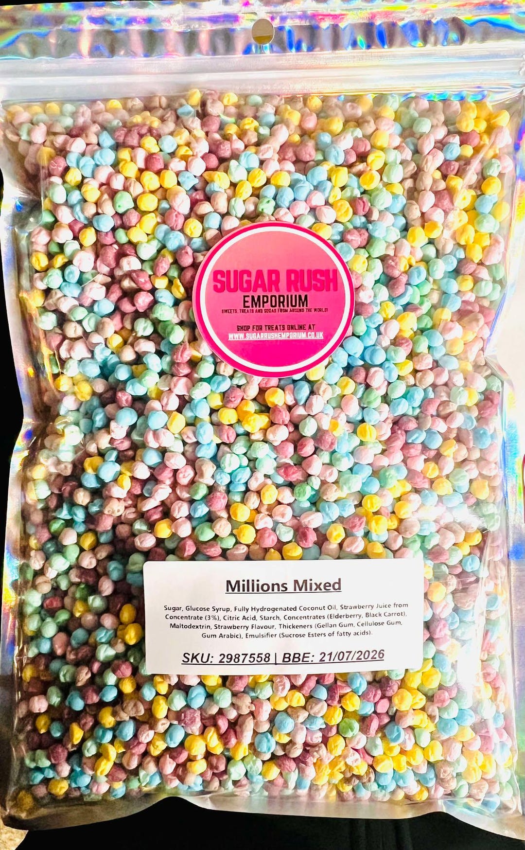 Mixed Millions Sweets – 500g | Chewy Mini Sweets | Bulk Pick and Mix ...