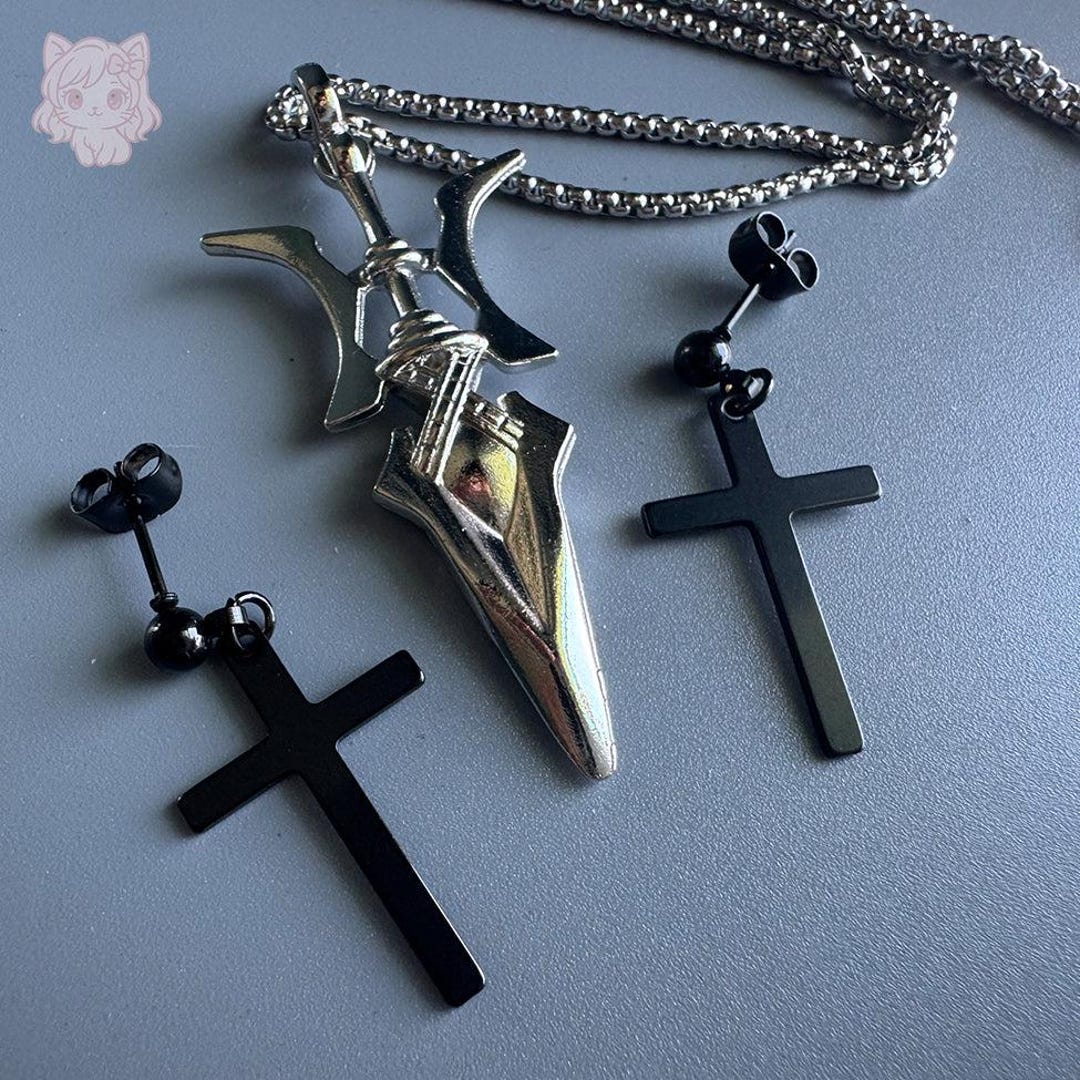 Misa, Note of the Death, Cosplay Earrings Necklace, Cosplay Accessories ...
