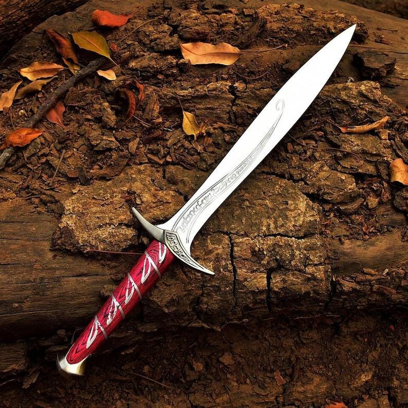 Handmade Legendary Steel Sword of King Elessar's Viking Sword Master ...