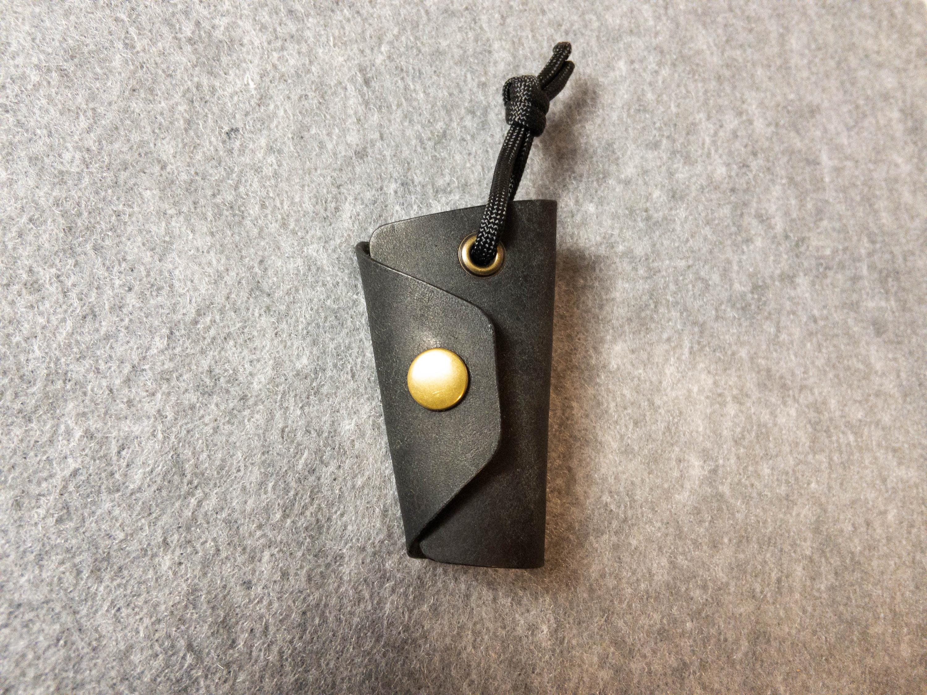 Premium Leather Key Wrap, Key Holder for Motorcycle Enthusiasts - Etsy