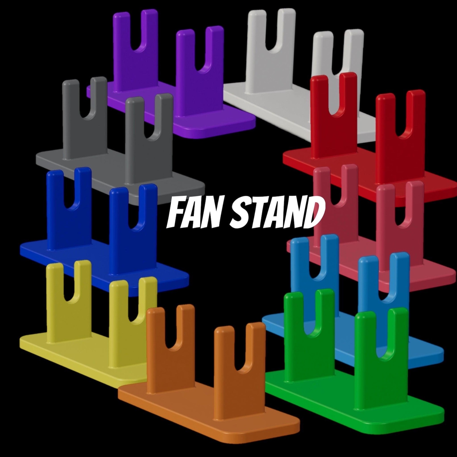 Clack Fan Stand (light Weight) - Etsy