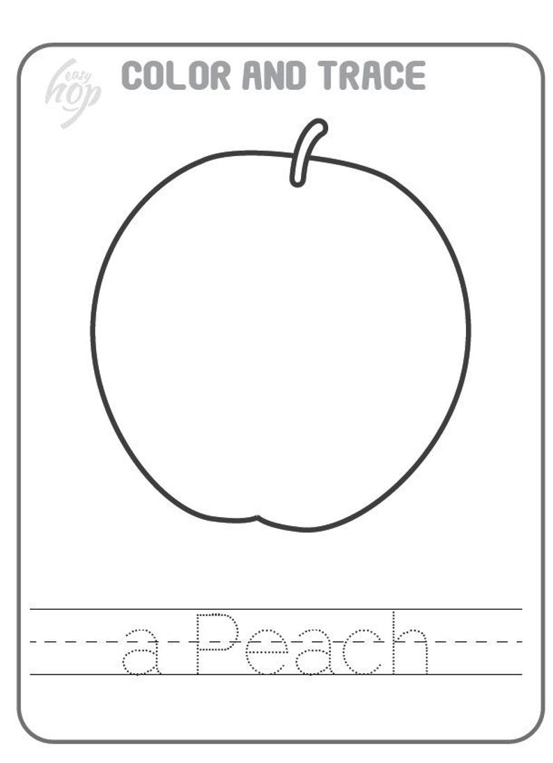 Alphabet Tracing and Coloring - Etsy