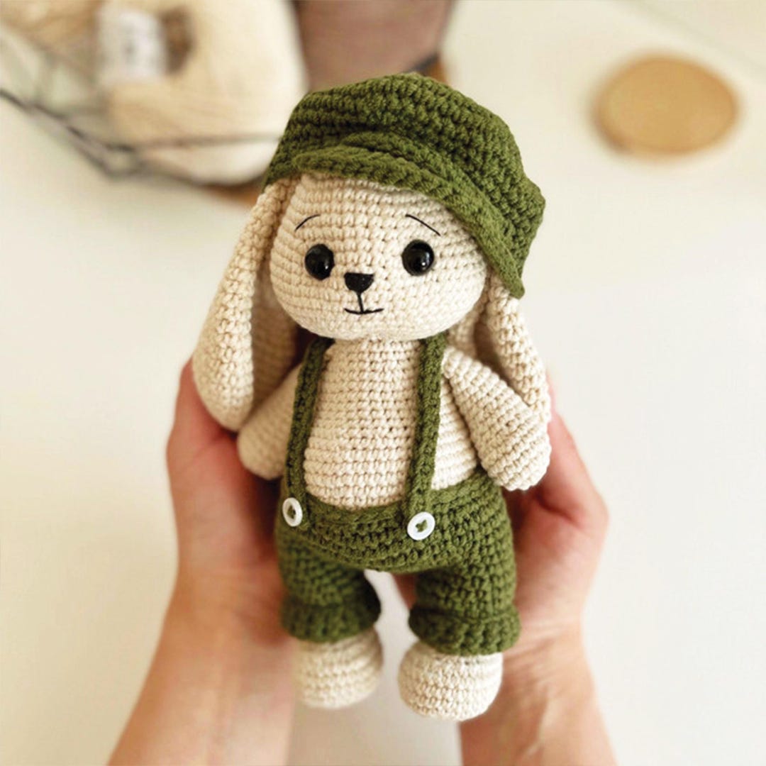 Amigurumi Bunny Crochet Pattern – PDF Tutorial, Plush Toy, Easy DIY ...