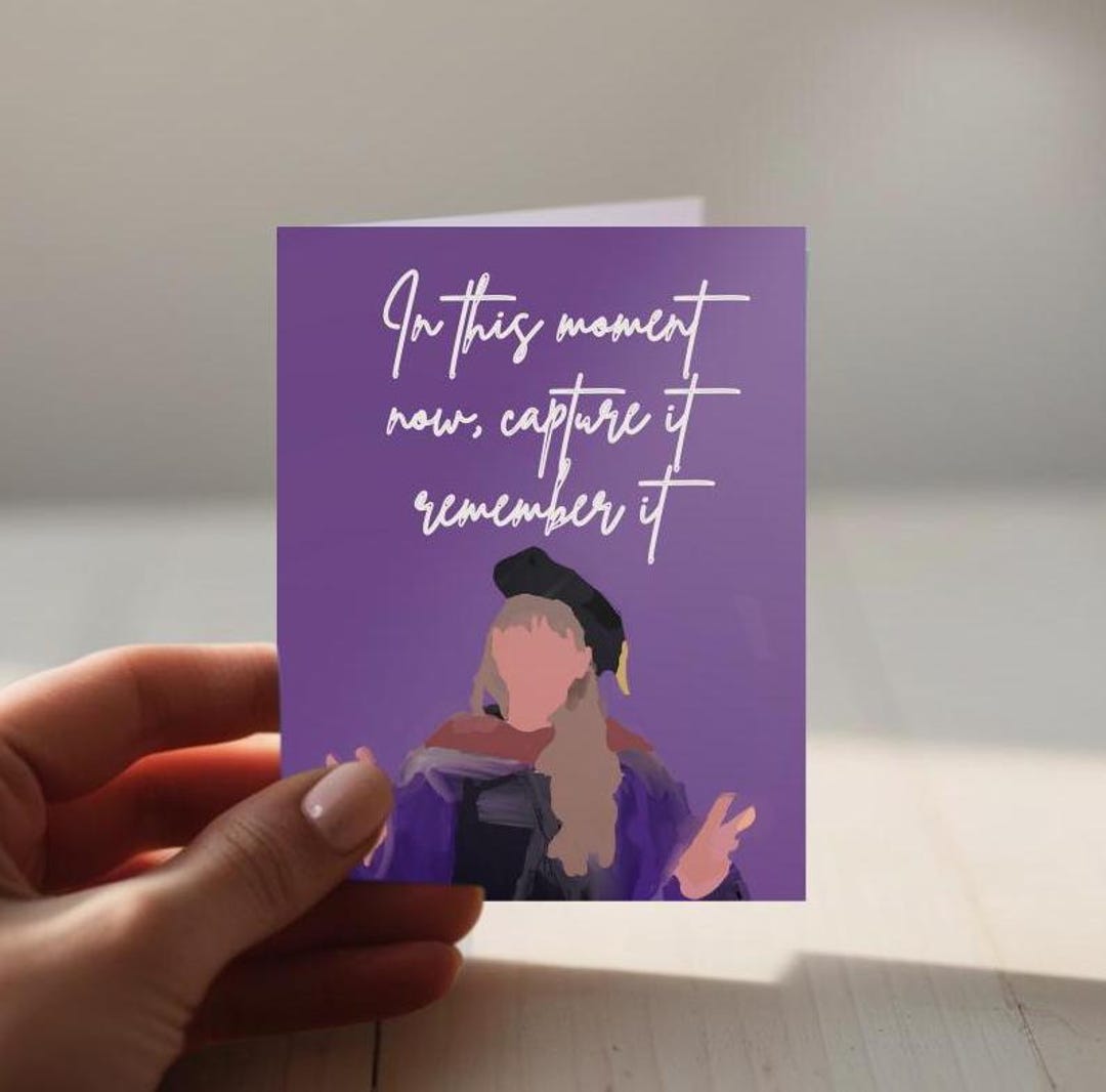 Taylor Graduation Card - Personalized Grad Card - Swiftie Graduation ...