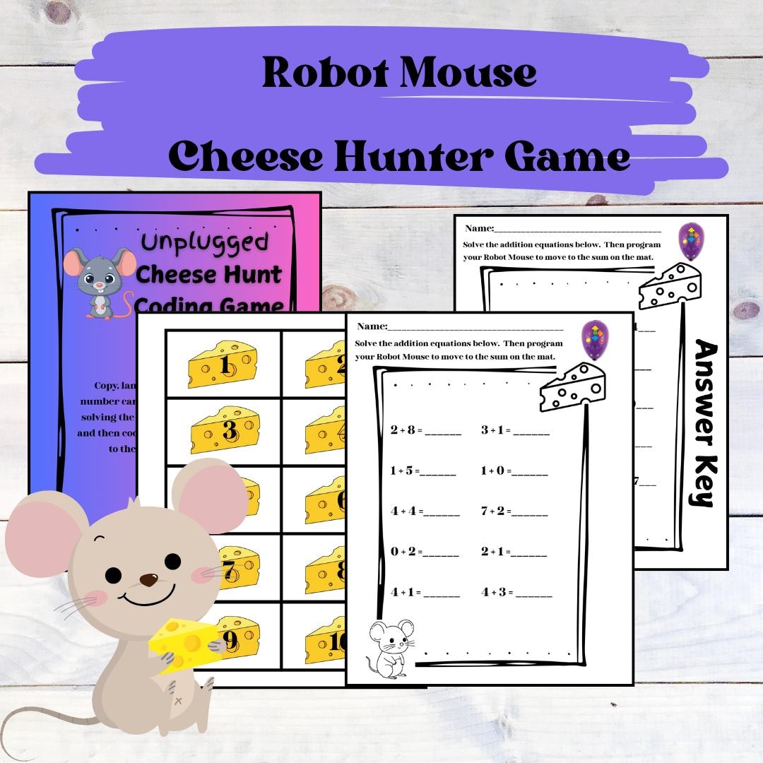 Cooperative Robot Mouse Addition Coding Game for Interactive Centers - Etsy