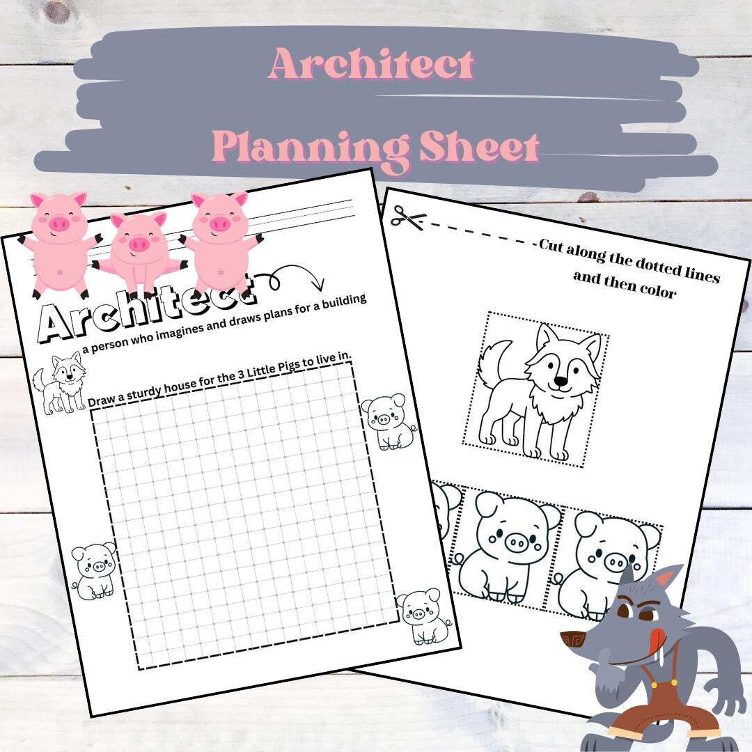 Primary Grade Architect Planning Sheet - Etsy