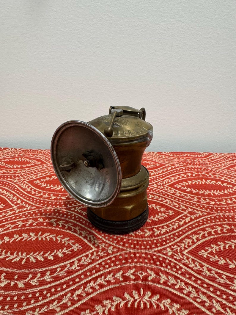 1930’s Antique Autolite Brass Miners Light Carbide Lamp - Etsy