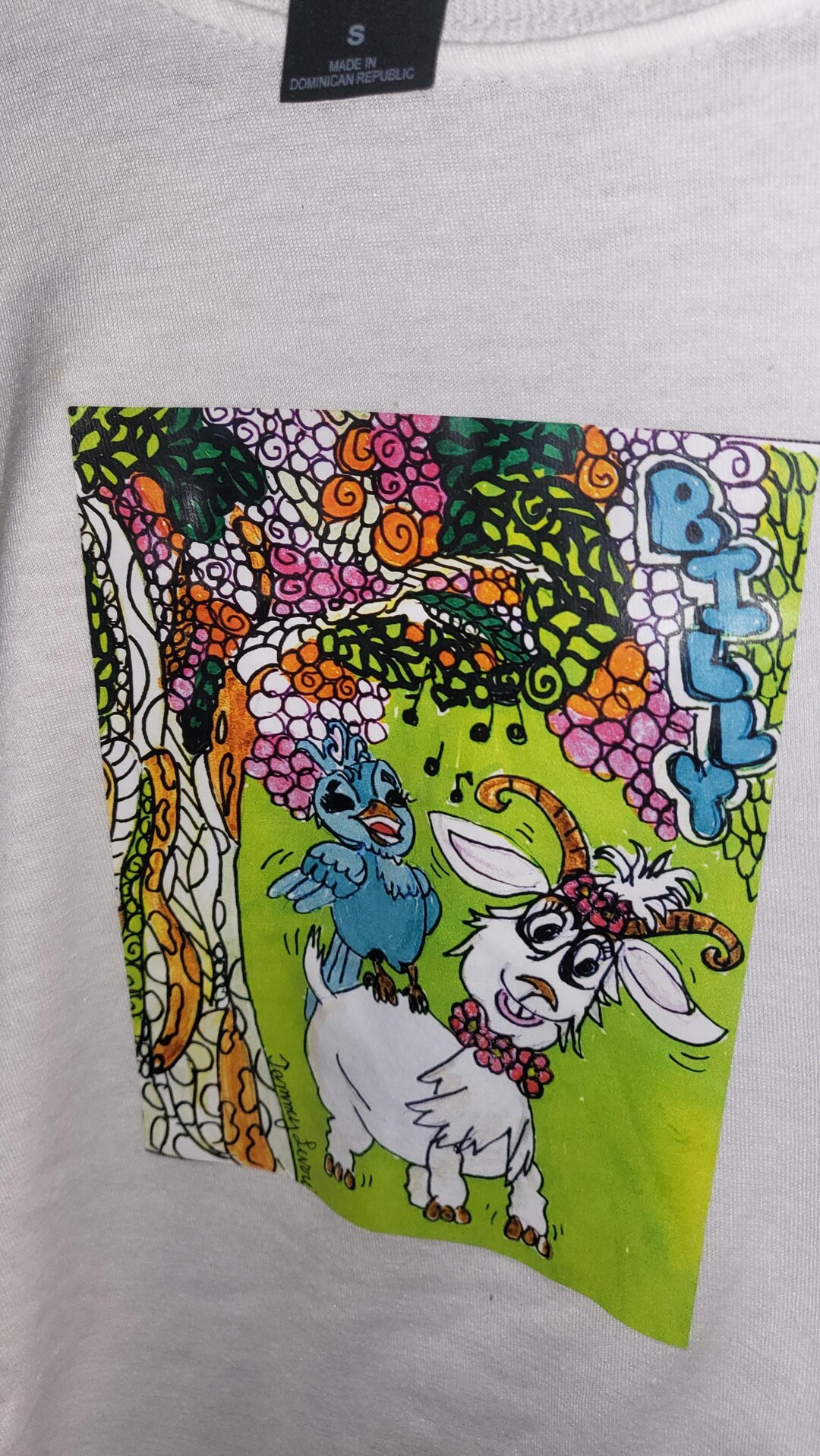 Billy Strings Inspired Cute Goat and Bird T-shirts. If You Must Be a ...