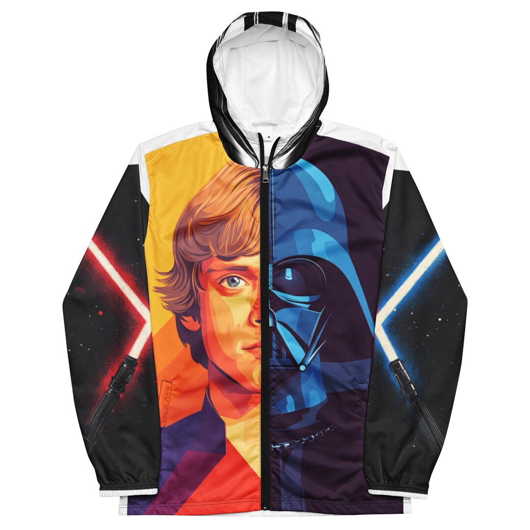 Luke Skywalker Darth Vader Star Wars Jacket, Mens Skywalker Legacy Windbreaker, Custom Star Wars ...