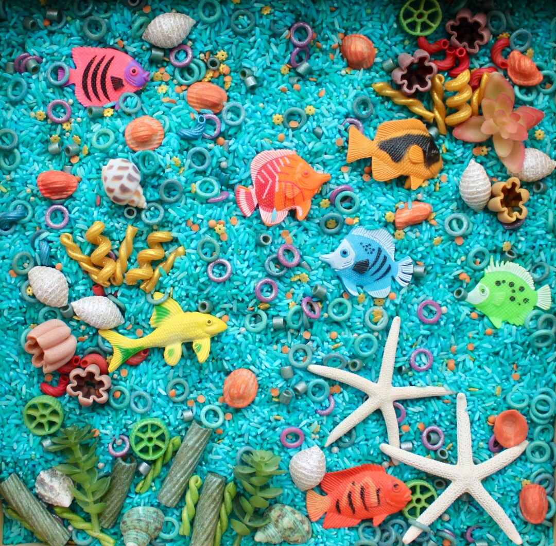 Ocean Sensory Bin Kit for Kids, Fine Motor & OT Play - Etsy