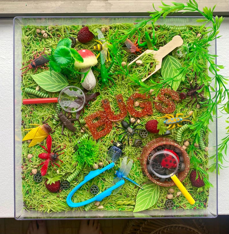 Bugs Sensory Bin, Garden Sensory Bin Filler, Bug Sensory Play ...