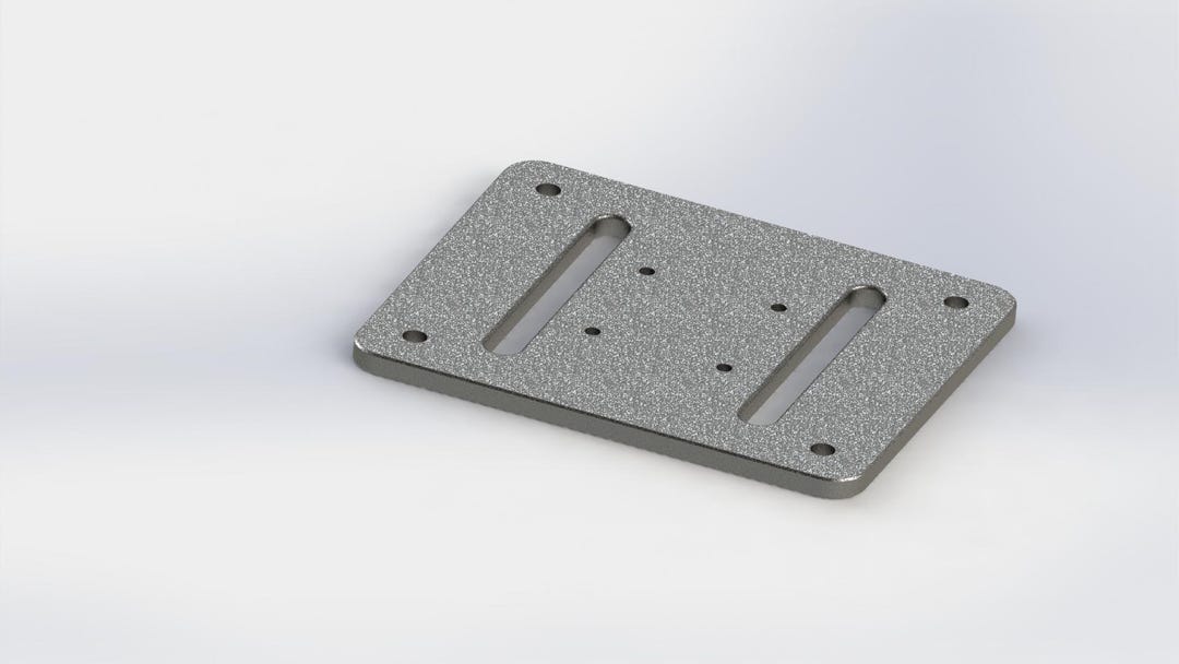 NEMA 17 Motor Mount Plate | Cad Step Dxf Solidworks | 3mm 5mm 8mm ...