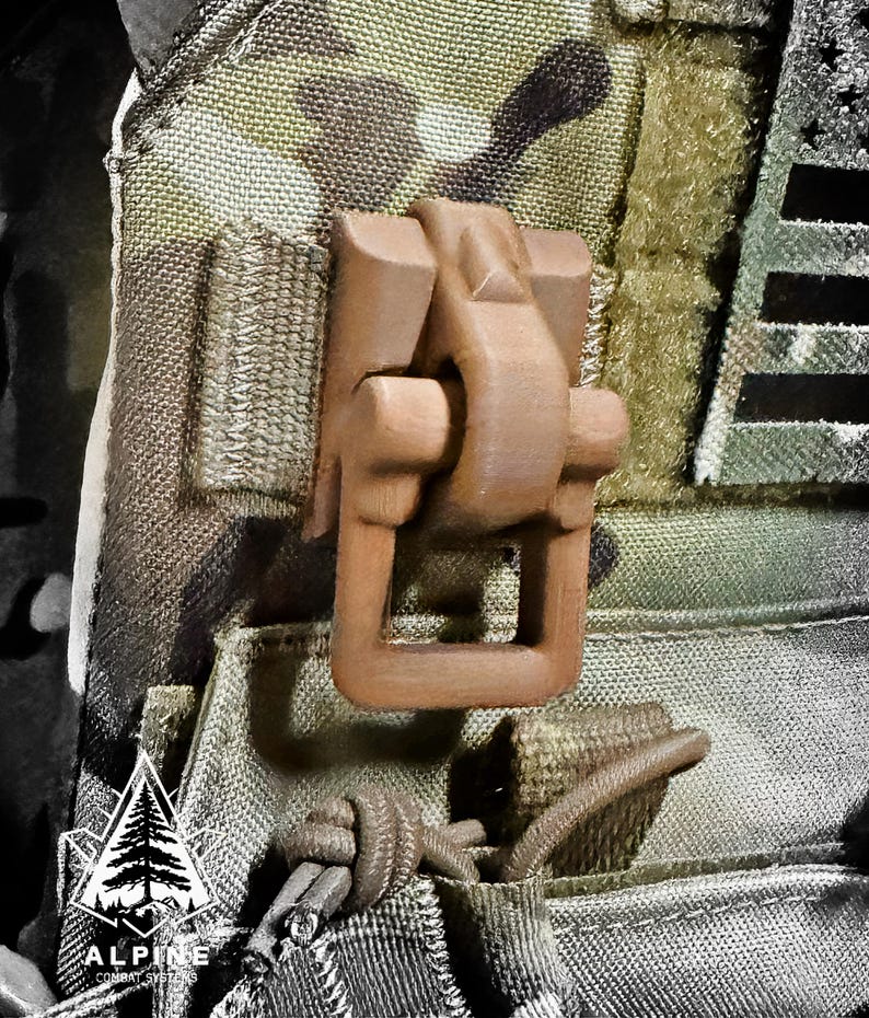 Military Molle D-ring Clip (2-pack) – 3D Printed Tactical Backpack ...