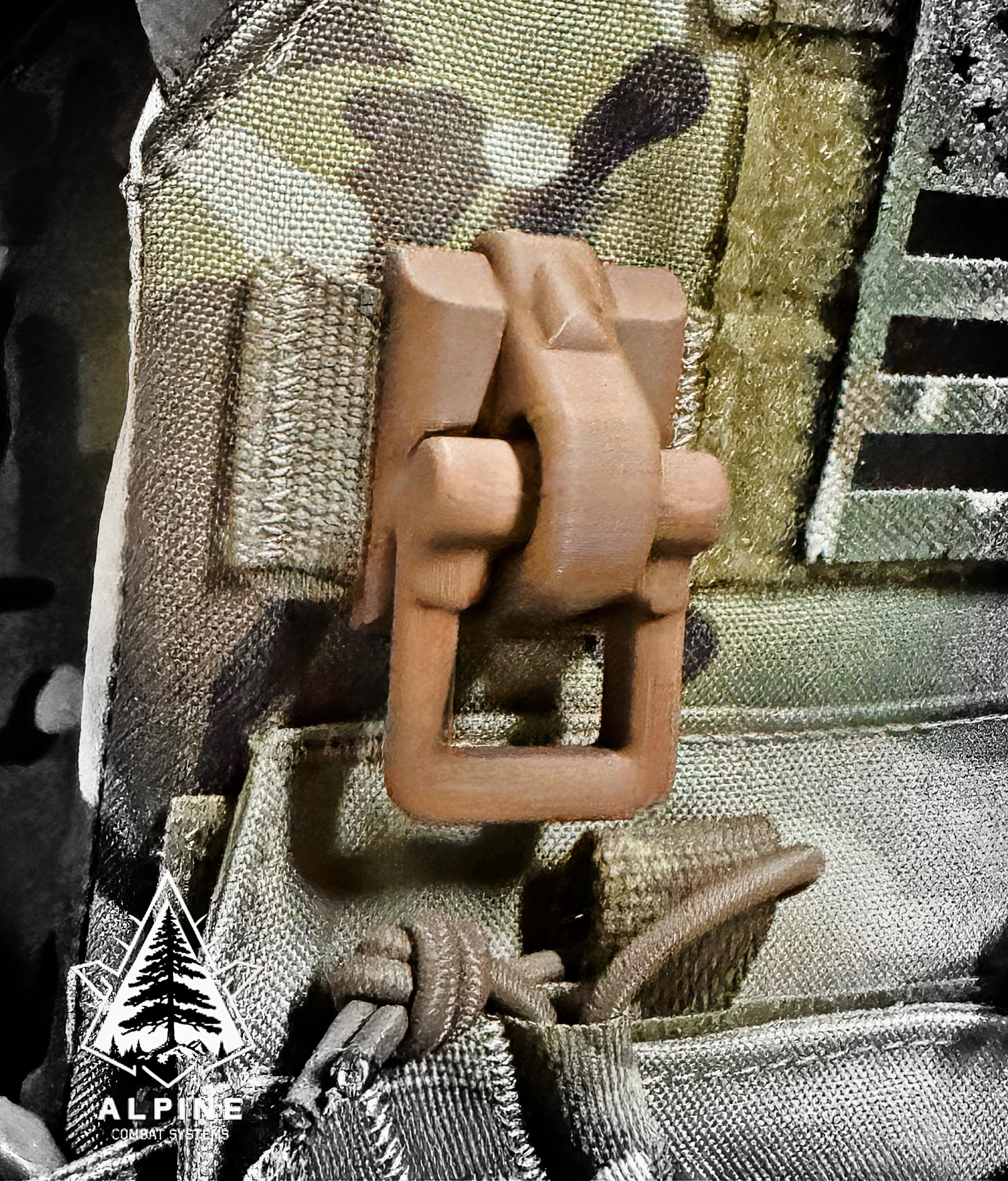 Military Molle D-ring Clip (2-pack) – 3D Printed Tactical Backpack ...