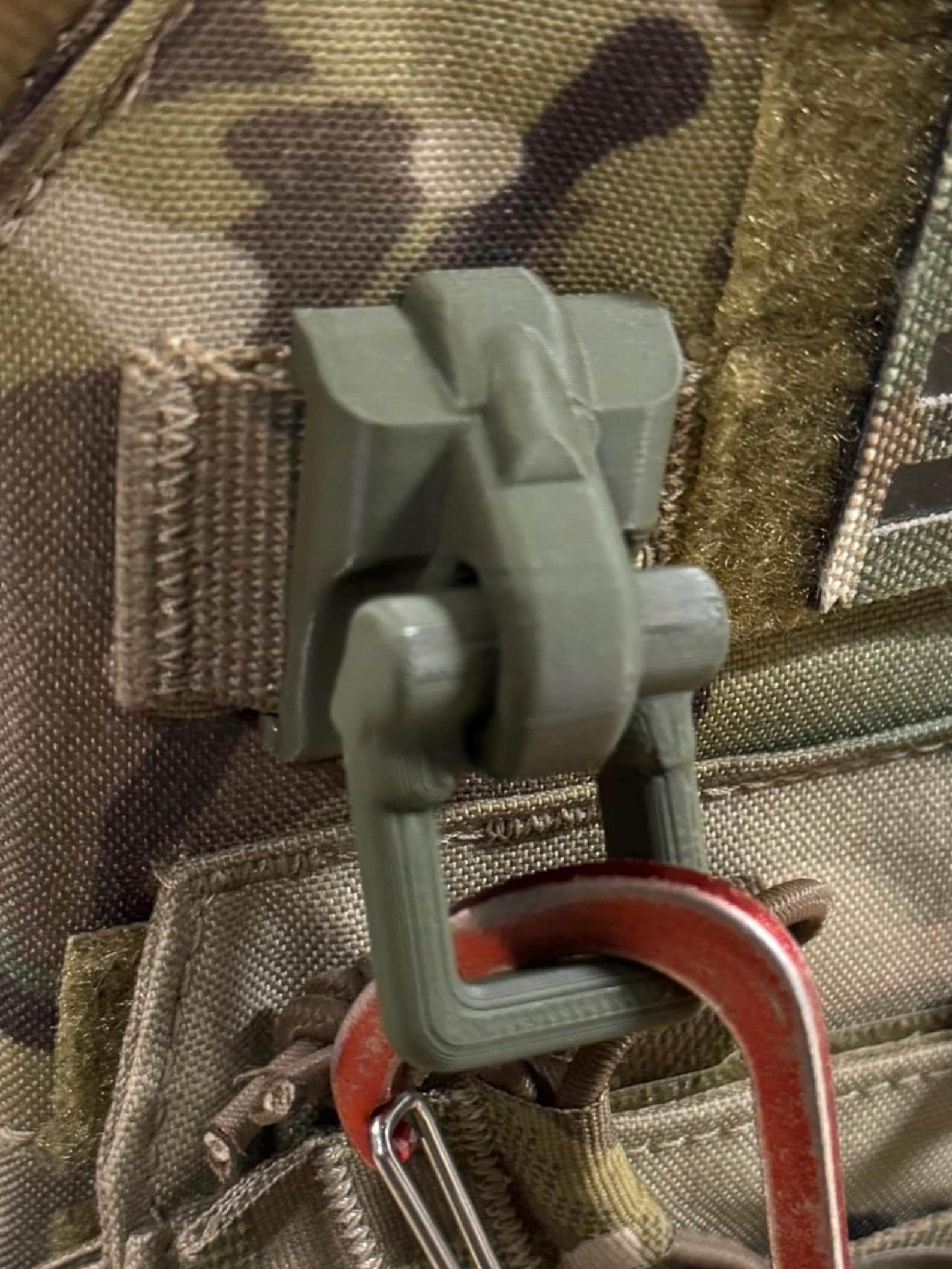 Military Molle D-ring Clip (2-pack) – 3D Printed Tactical Backpack ...